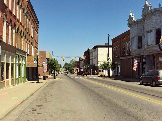 Main Street USA isn't just a Disney creation—small towns like Hudson preserve that neighborly charm where everyone knows your coffee order.
