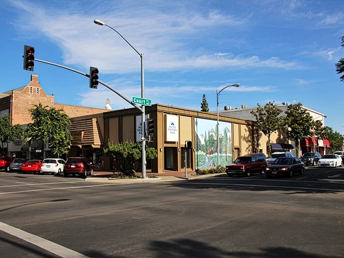 Downtown Visalia's corner buildings house local businesses where shopkeepers still remember your name—and your coffee order.