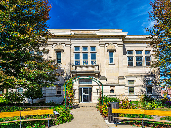 Frankfort's Public Library isn't just about books—it's a community living room where retirees gather, stories are shared, and your Social Security check stays safely in your wallet.