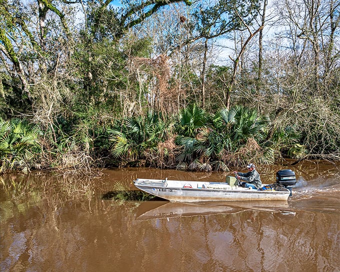 Navigating Vermilion's muddy waters isn't just recreation—it's a glimpse into Louisiana's soul, where waterways have shaped communities for generations.