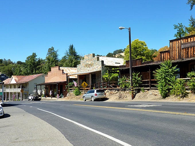 Downtown Amador City—where the buildings are older than most California cities and twice as interesting.