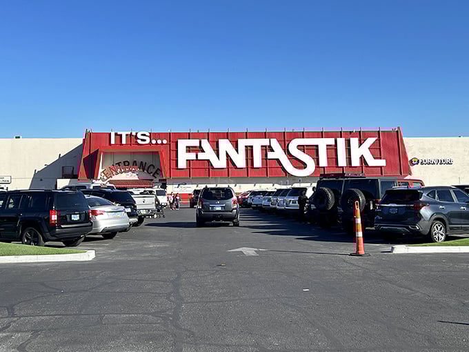 In Vegas, even the parking lot feels like a jackpot when you've found the Fantastic Indoor Swap Meet—where the only gambling is whether you'll find parking close to the entrance.