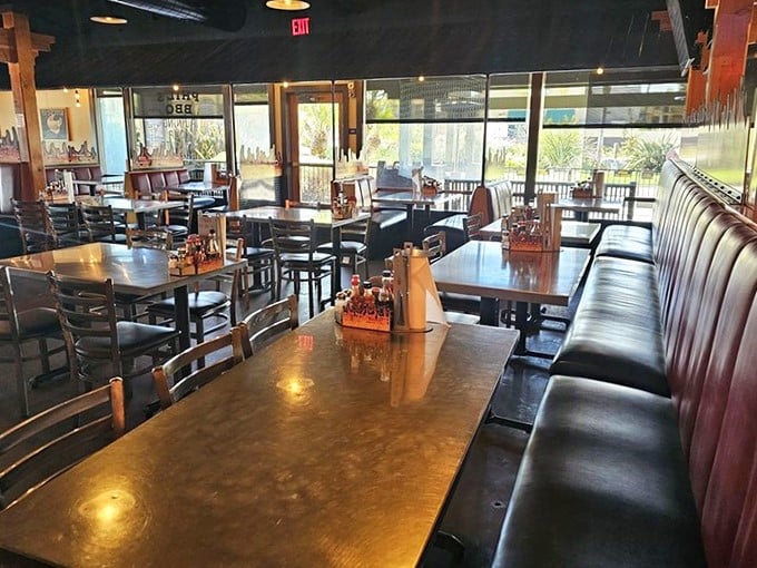 Where BBQ dreams come true. The no-frills interior lets you focus on what matters—that mesquite-grilled goodness that'll have you plotting your next visit before you leave.