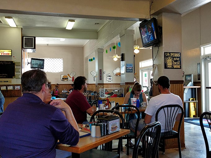 Where strangers become neighbors over coffee refills. The simple interior speaks volumes: this place prioritizes food over frills, and we're all better for it.