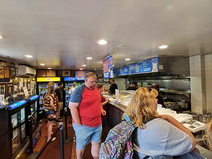 Inside this compact culinary temple, the lunch rush isn't just a meal—it's a Philadelphia ritual performed daily with practiced precision.