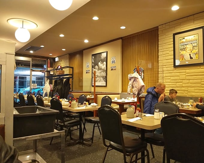 Inside Lou Mitchell's, time slows down just enough for you to appreciate both your coffee and your conversation.