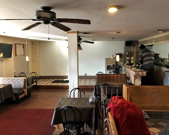 Simple, no-frills interior where the focus remains squarely on what matters most—the food that keeps people coming back.