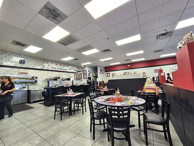Simple, clean, and focused on what matters—the food. Jamms' interior feels like the dining room of that friend who always feeds you too well.