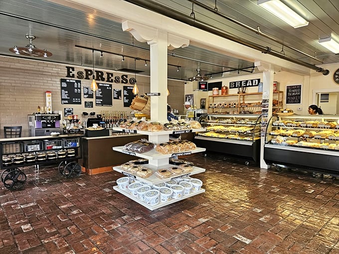 Pastry heaven awaits inside, where display cases brimming with Danish delights make choosing just one treat the day's most delicious dilemma.