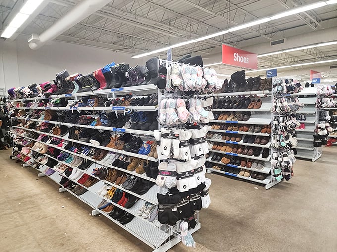 The shoe section alone could outfit Imelda Marcos for a decade, with everything from barely-worn Nikes to those fancy leather boots you've been coveting.