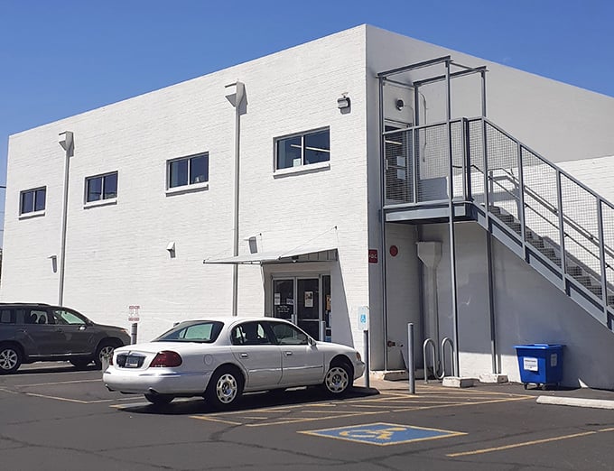 Clean lines and bright white walls welcome shoppers to this Phoenix gem. The exterior may be simple, but inside awaits a wonderland of second-hand delights.