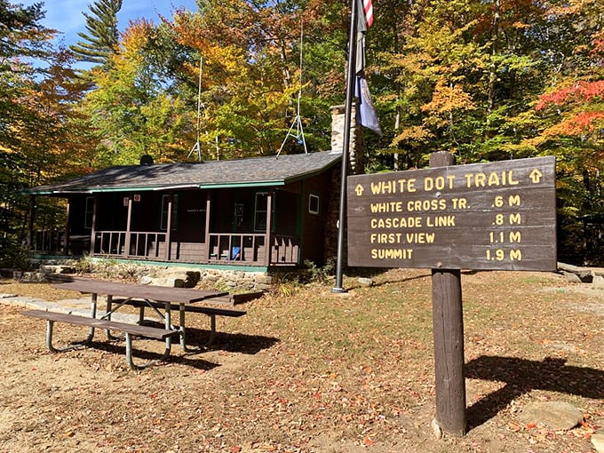 Trail signage that doesn't mince words: "Summit: 1.9 miles." What it doesn't mention is the lifetime of memories waiting at the top.
