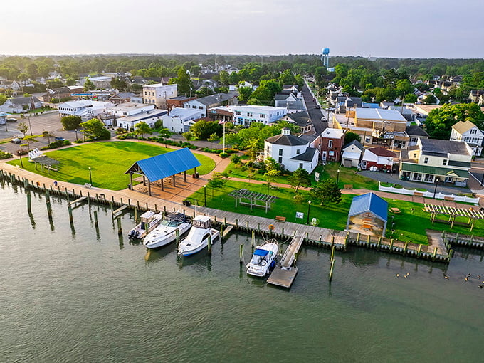 Small-town charm meets the Chesapeake Bay, where boats rest easy and the pace slows to a perfect crawl.