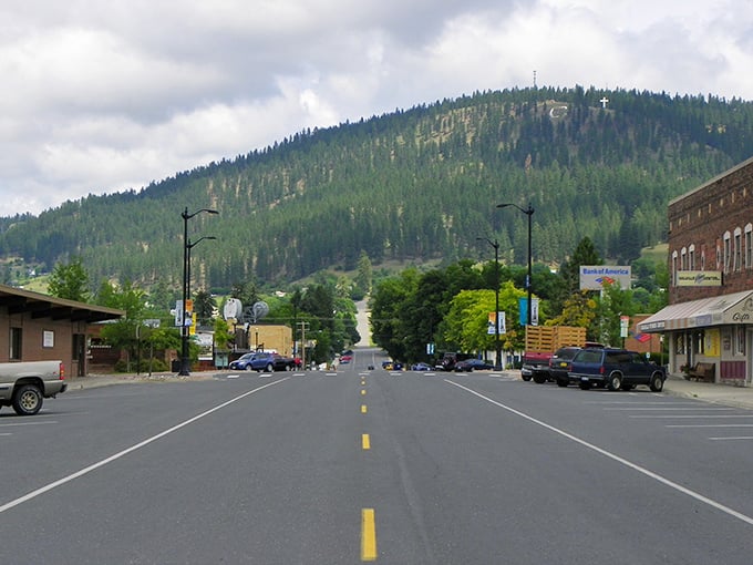 Mountain views frame this perfect downtown where neighbors still wave and coffee stays hot.