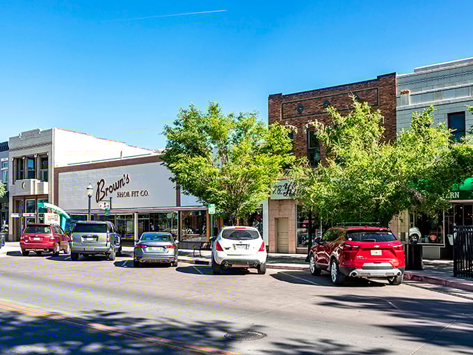 Tree-lined streets whisper promises of small-town savings in this bustling Western Slope community.