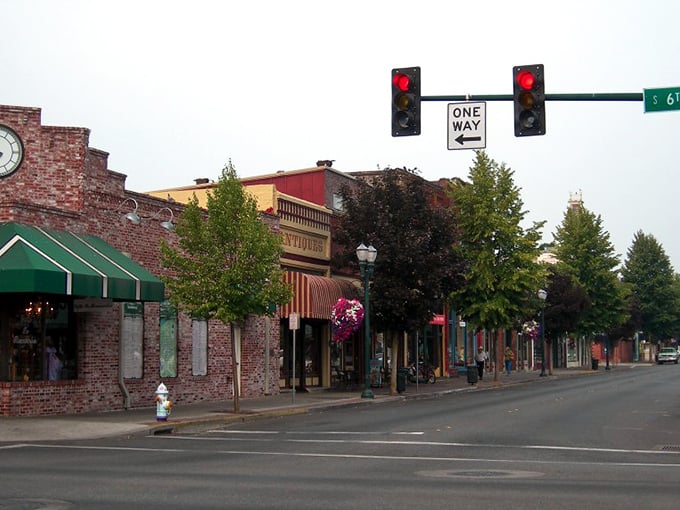 Grants Pass's brick-lined downtown looks like a movie set where your Social Security check magically stretches twice as far.