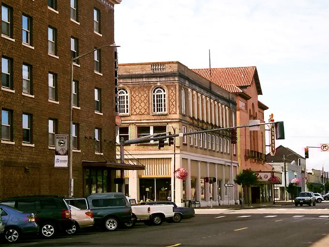 Hoquiam's historic corner could star in a Hallmark movie—brick buildings with character and enough small-town charm to make a city slicker reconsider their life choices.