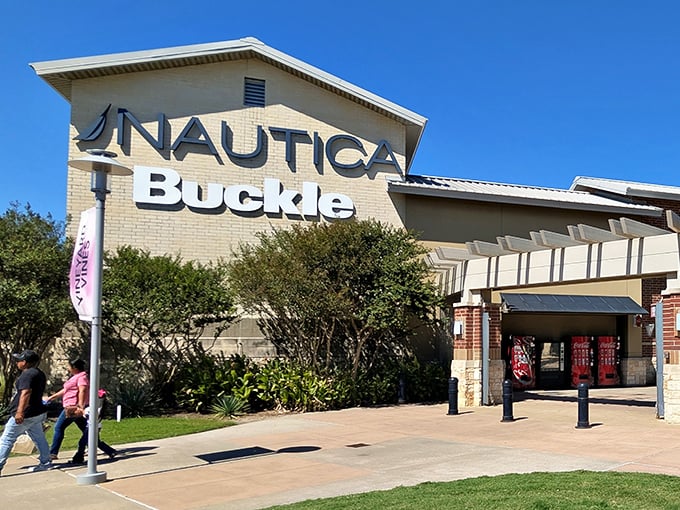 Nautical dreams set sail at this outlet paradise, where designer brands dock at wallet-friendly prices.