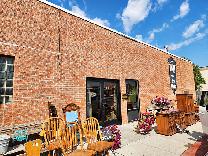 That brick building might look ordinary, but inside lies a wonderland of forgotten treasures waiting patiently.