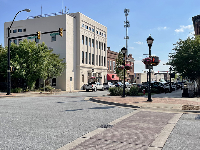 Lenoir's downtown square proves that small-town charm never goes out of style, just like good manners.