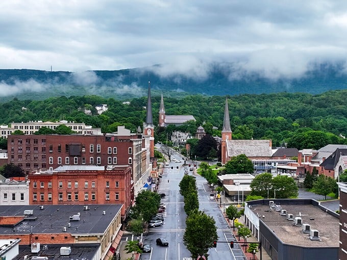 Tree-lined streets and historic architecture make for a postcard-perfect downtown that's surprisingly affordable.