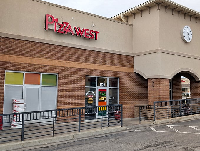 Pizza West stands ready for hungry explorers. This unassuming strip mall gem hides flavor combinations that would make Columbus proud.