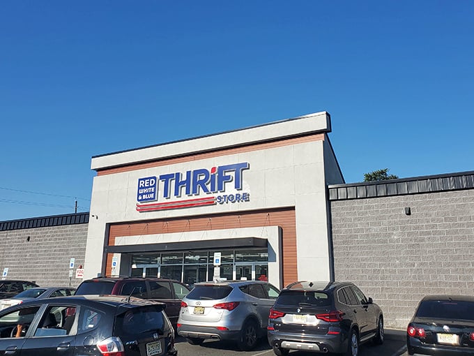 When the parking lot's this full, you know the deals inside are worth fighting for a spot.