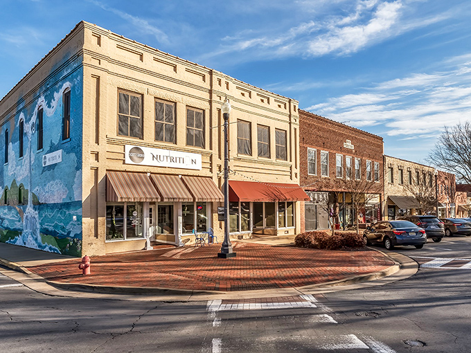 Scottsboro's historic downtown square invites leisurely strolls and genuine neighborly conversations every day.