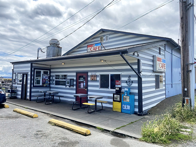 Sea J's Cafe sits quietly by the harbor, where the best seafood secrets are whispered between fishing boats and hungry locals.