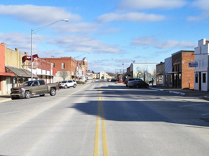 Sulphur's charming main street beckons with the kind of unhurried pace that makes your blood pressure drop instantly.