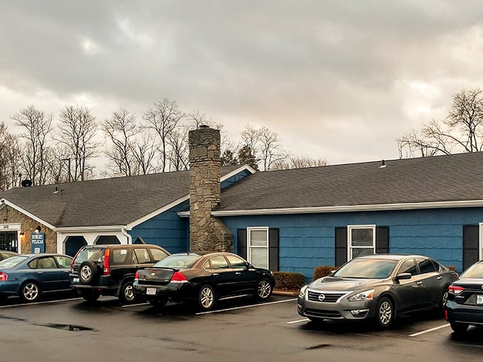 The Hungry Pelican's blue exterior might be modest, but inside lies seafood magic that locals have treasured for years.