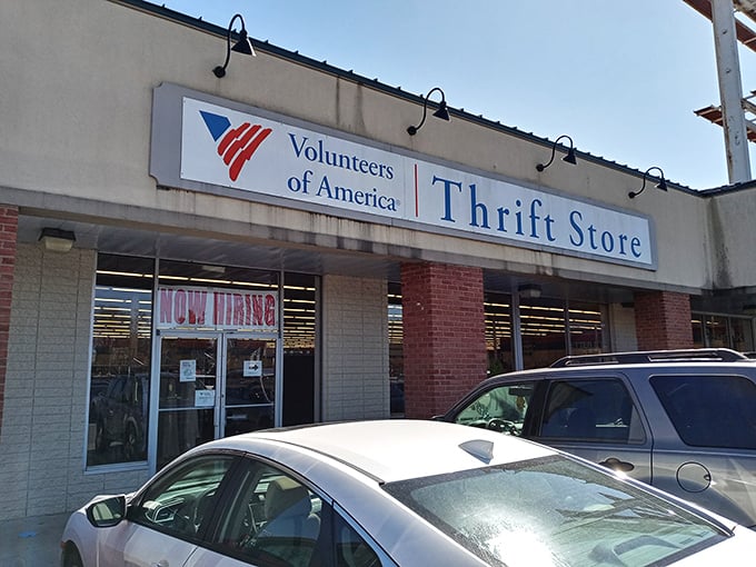 The red, white, and blue says it all - supporting veterans while finding amazing deals feels like patriotism in action.