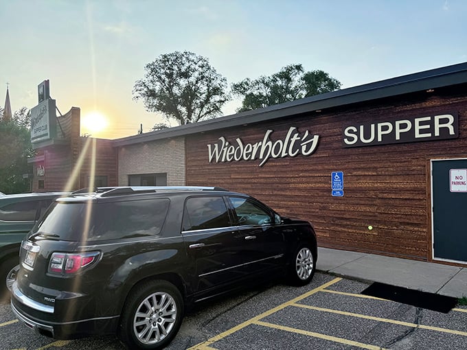 Classic brick and wood never goes out of style, especially when there's a legendary steak waiting inside.