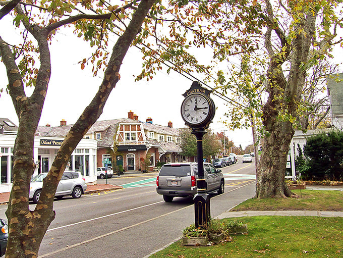 That town clock isn't just keeping time—it's keeping watch over generations of Chatham memories. Norman Rockwell would approve.
