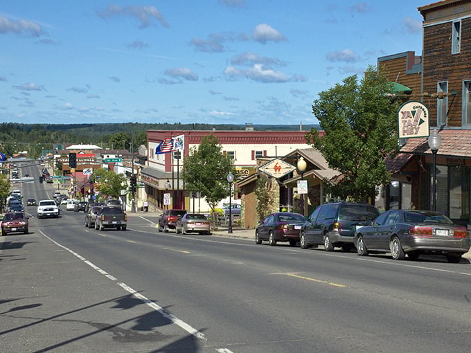 Where small-town charm meets adventure gear central—Ely’s main street is the gateway to countless northern adventures.