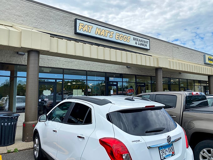 No fancy words needed here – just eggs done right in a strip mall spot worth finding.