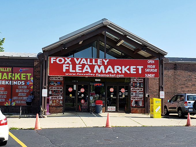 Sunshine or snowfall, the red-signed brick building houses weekend wonders that big box stores can only dream of offering.
