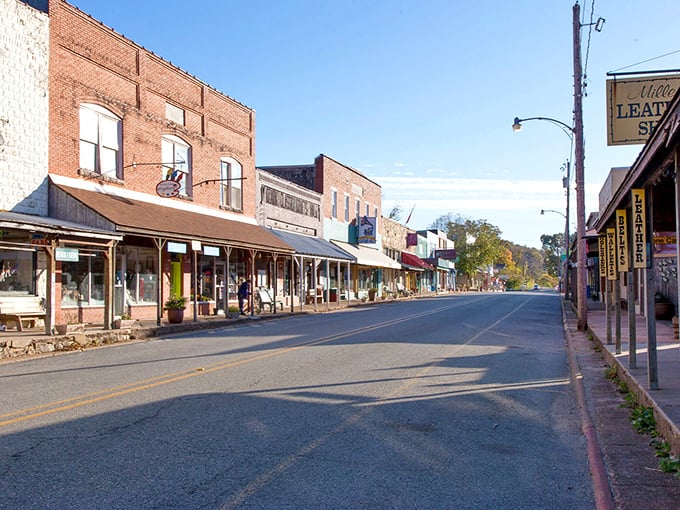 This riverside town's main street feels like stepping into a Norman Rockwell painting with modern conveniences.