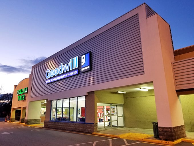 This Charles Town Goodwill glows like a beacon for bargain hunters seeking their next great find. 