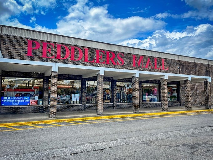 Under bright blue skies, Peddlers Mall promises air-conditioned treasure hunting - the Indiana Jones experience without the snakes!