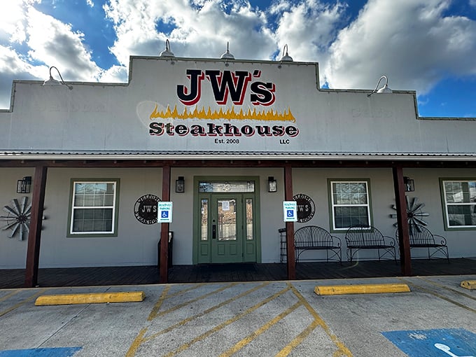 When a steakhouse keeps its exterior this pristine, you know they're just as meticulous with their meat.
