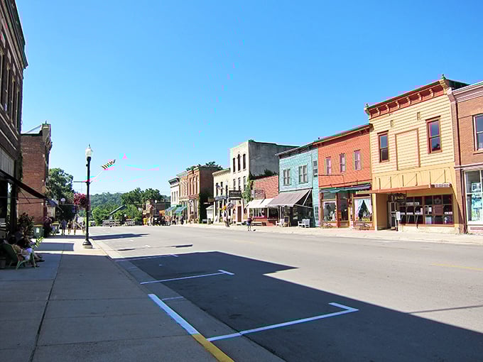 This is what happens when artists discover the perfect canvas called downtown Lanesboro.