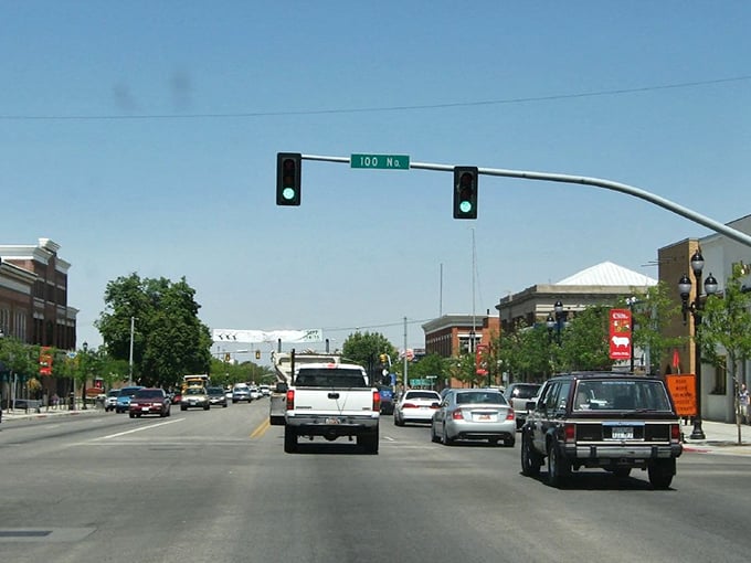 Cache Valley spreads below like nature's own discount store, offering beauty and bargains in equal measure.