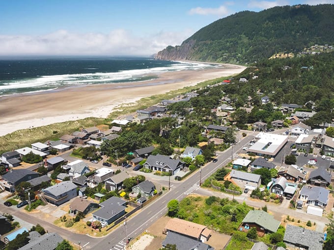 Where the mountains meet the sea, and nobody's in a hurry. Paradise found, folks.