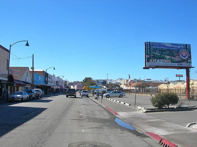 The heart of Nogales invites exploration with its sun-drenched storefronts—like a living museum where commerce and culture dance together daily.