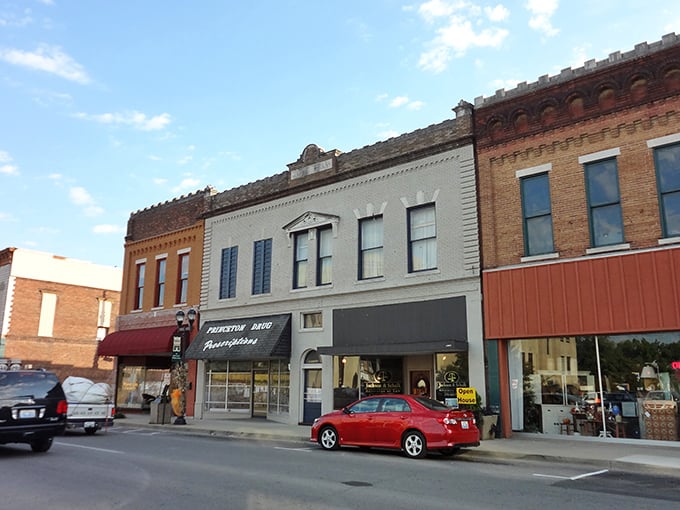Princeton Drug’s vintage storefront stands as a small-town landmark — a reminder of when friendly service and familiar faces defined Main Street.