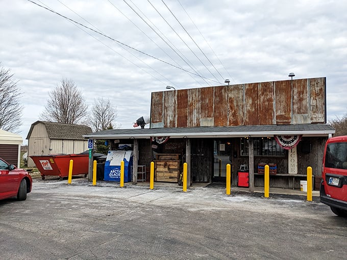 Weather-beaten and wonderful – Rusted Silo's authentic shack vibe is the universal signal for "incredible BBQ happens here."