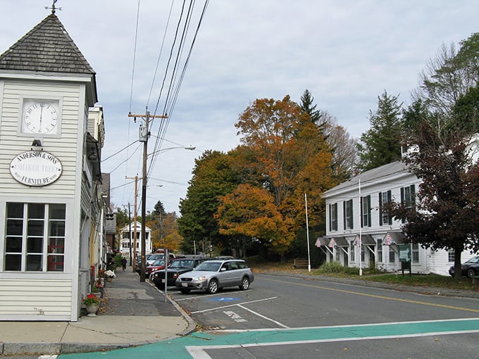 Classic architecture meets small-town warmth where white columns and red awnings welcome visitors to explore this Berkshire treasure.