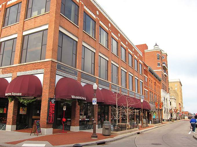The red-brick buildings of downtown Wausau aren't just eye candy—they're home to affordable cafés and shops that won't drain your retirement fund.