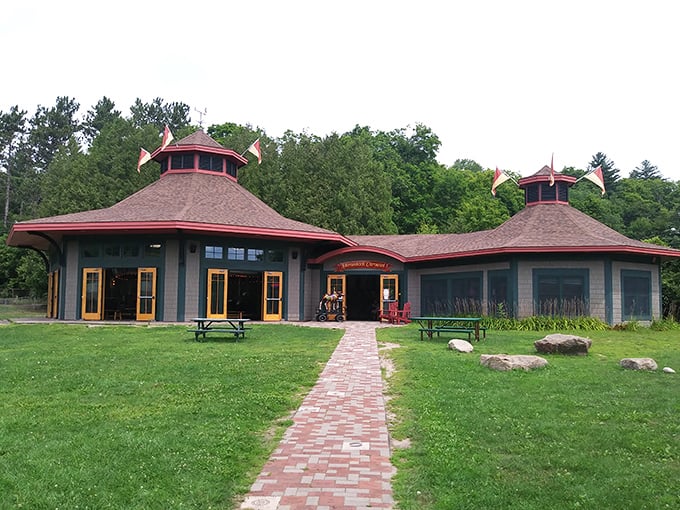 The Adirondack Carousel isn't your average merry-go-round. Trade in traditional horses for hand-carved local wildlife—because spinning on a beaver is a bucket-list experience.
